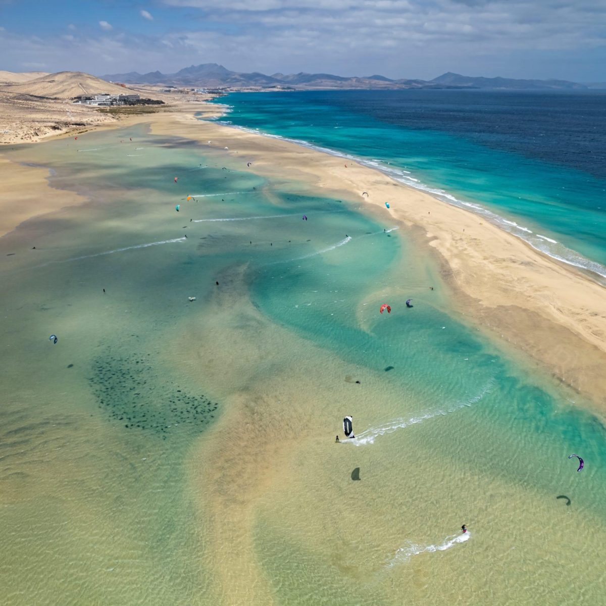 Spots de kite par mois - Kitetrip Planner